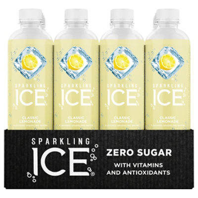 Sparkling Ice Classic Lemonade Sparkling Water 12-17 fl. oz. Bottles - safeway