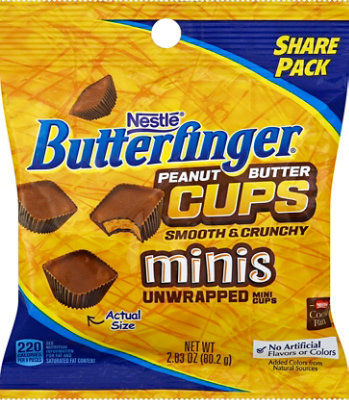 Butterfinger Minis Smooth & Crunchy Unwrapped - 2.83 Oz - Safeway