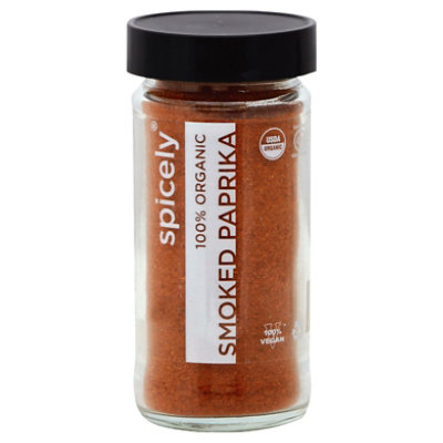 Spicely Organic Spices Paprika Smoked Glass Jar - 1.7 Oz - Safeway