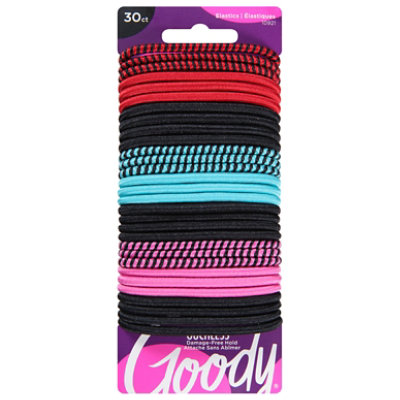 Goody Elastics Ouchless Thick 4mm Rockstar - 30 Count - safeway