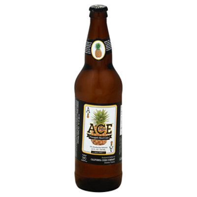 ACE Pineapple Cider In Bottles - 22 Fl. Oz. - safeway