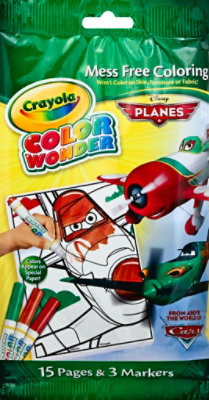 Crayola Color Wonder Cars Markers & Mini Coloring Pad - Each - Safeway