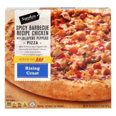 Signature SELECT Pizza Rising Crust Spicy Barbeque Chicken with ...