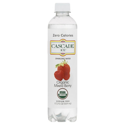 Cascade Ice Sparkling Water Organic Mixed Berry - 17.2 Fl. Oz ...