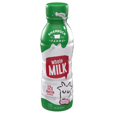 Shamrock Farms Milk Whole - 12 Fl. Oz. - Pavilions