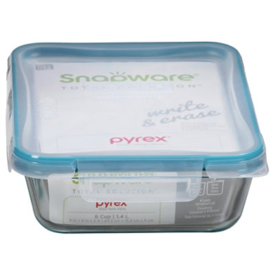 Snapware Total Solution Food Keeper Glass Pyrex 6 Cup - Each - safeway