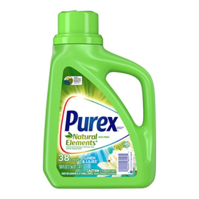 Purex Natural Elements Linen & Lilies Liquid Laundry Detergent - 50 Fl ...