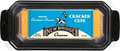 New Bridge Cheddar Sharp Yellow Cracker Cut - 10 Oz - Safeway