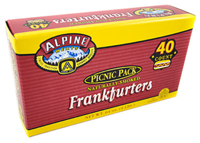 Alpine Frankfurters Picnic Pack - 64 Oz - safeway