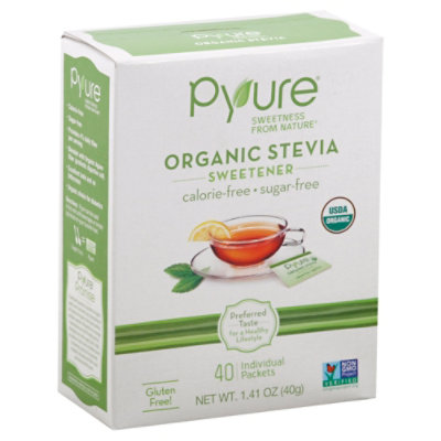 Pyure Sweetner Table Top 40ct - 1.41 Oz - Safeway