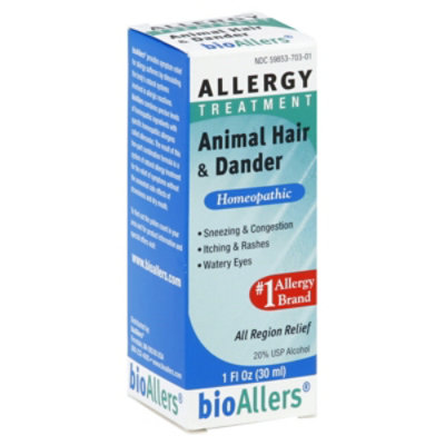 bioAllers Allergy Treatment Animal Hair & Dander - 1 Oz - Safeway
