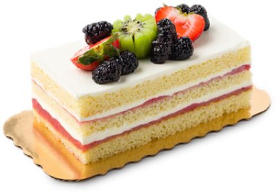 Bakery Cake Cakerie Bar Strawberry With Fruit - Each - Safeway