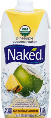 Naked Juice Coconut Water Plus Pineapple Organic - 16.9 Oz - Haggen