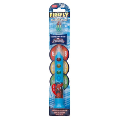 Firefly Light-Up Toothbrush Soft Spiderman Theme - Each - Safeway