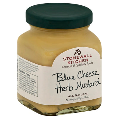 Stonewall Kitchen Mustard Blue Cheese Herb - 7.75 Oz - safeway