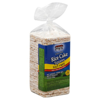 Paskesz Rice Cake Squares Ultra-Thin Salt Free - 4.9 Oz - Haggen