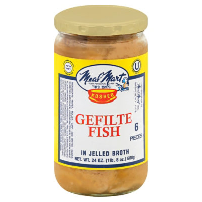 Meal Mart Gelfite Fish in Jelled Broth - 24 Oz - Safeway