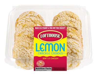 Bakery Cookies Crackle Lemon - Each - vons