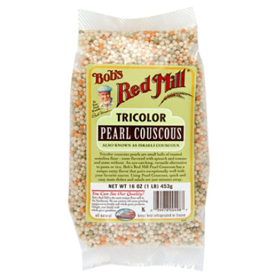 Bobs Red Mill Couscous Tri Color Pearl - 16 Oz - Safeway