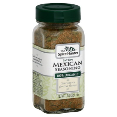 The Spice Hunter Seasoning Mexican Salt Free 100% Organic - 1.4 Oz ...