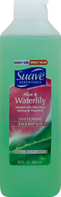 Suave Essentials Shampoo Aloe & Waterlily - 30 Fl. Oz. - albertsons