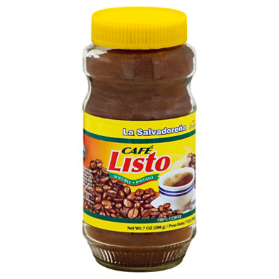 Cafe Listo Coffee Instant - 7 Oz - Safeway
