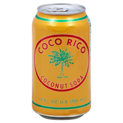Coco Rico Soda Coconut Can - 6-12 Fl. Oz. - jewelosco
