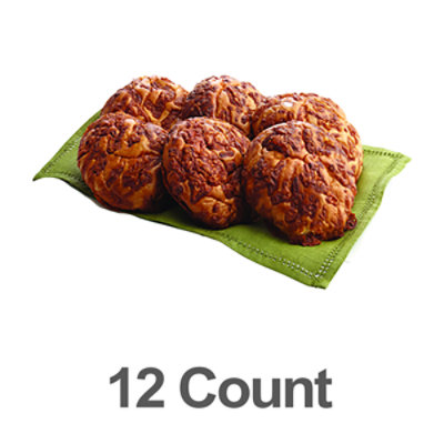 Bakery Rolls Kaiser Cheese Cheddar Small - 12 Count - Safeway