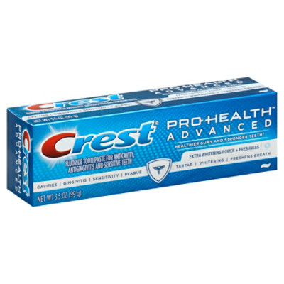 Crest Pro-Health Advanced Toothpaste Fluoride Anticavity Extra ...