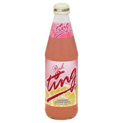 Ting Soda Pink Grapefruit Bottle - 10.14 Fl. Oz. - Albertsons
