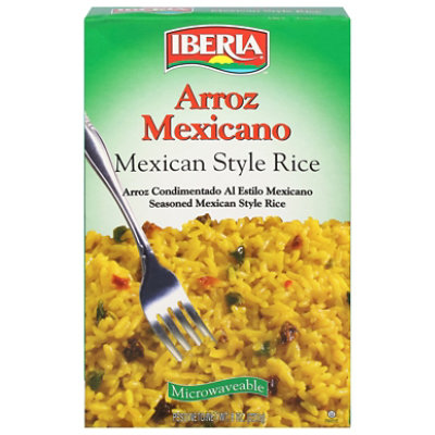 Iberia Rice Mexican Style Seasoned Box - 8 Oz - jewelosco