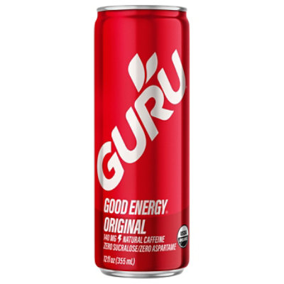 GURU Energy Drink Organic - 12 Fl. Oz. - Pavilions