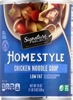Signature SELECT Soup Homestyle Chicken Noodle - 19 Oz - Albertsons