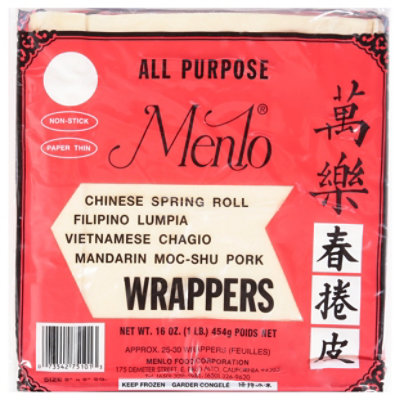 Menlo Spring Roll Wrapper - 16 Oz - safeway
