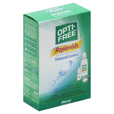Alcon Opti Free Replenish Travel Pk - 4 Fl. Oz. - albertsons