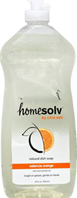 Home Solv Dish Soap Liquid Valencia Orange Bottle - 25 Fl. Oz. - Safeway