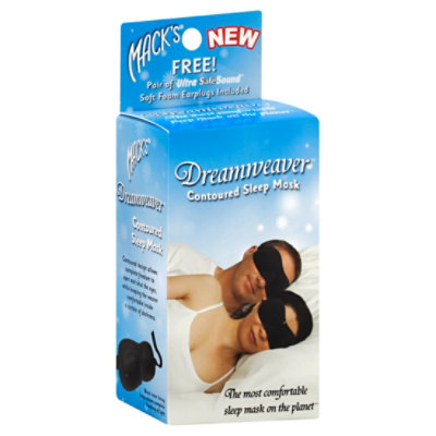 Macks Dreamweaver Cont Sleep Mask Blk - Each - jewelosco