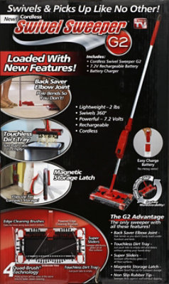 Swivel Sweeper Ontel Cordless G2 - Each - Carrs