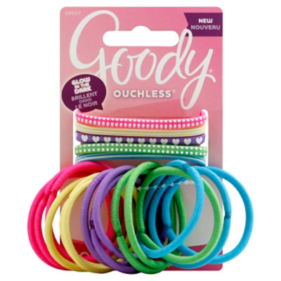 Goody Ouchless Girls Glow Elas 20 Count - Each - safeway