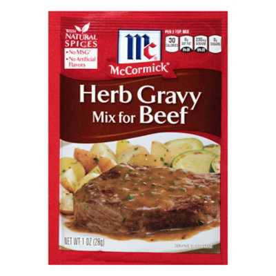 McCormick Gravy Mix For Beef Herb - 1 Oz - safeway