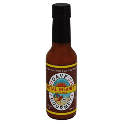 Daves Gourmet Sauce Hot Total Insanity - 5 Oz - ACME Markets