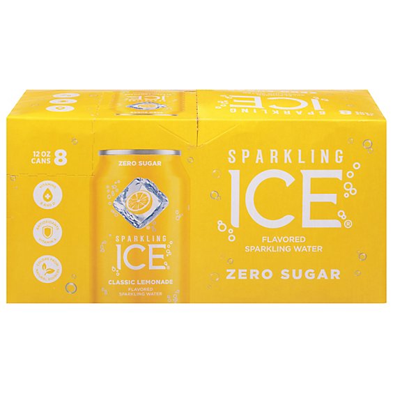 Sparkling Ice Classic Lemonade with Antioxidants and Sparkling Ice Classic Lemonade with Antioxidants and