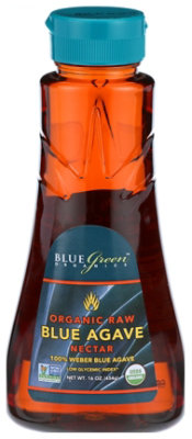 Blue Green Organics Nectar Raw Blue Agave - 16 Oz - kingsfoodmarkets