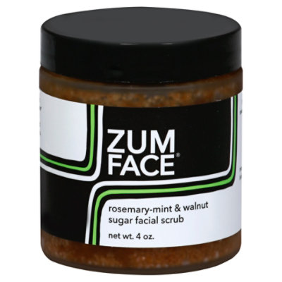 Zum Face Rosemary-Mint & Walnut Scrub 4 Oz - 4 Oz - albertsons
