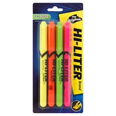 Hi-Liter Highlighters The Original - 4 Count - safeway