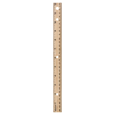 Westcott Ruler Basic Wood - Each - vons