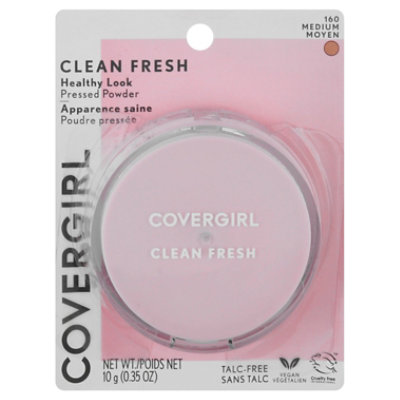 Covergirl Clean Fresh Pressed Powder Medium 160 20Iv - 0.35 Oz - safeway