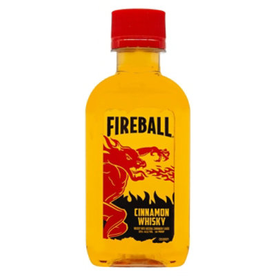 Fireball Hot Cinnamon Blended Whiskey 66 Proof In Plastic Bottle - 100 ...