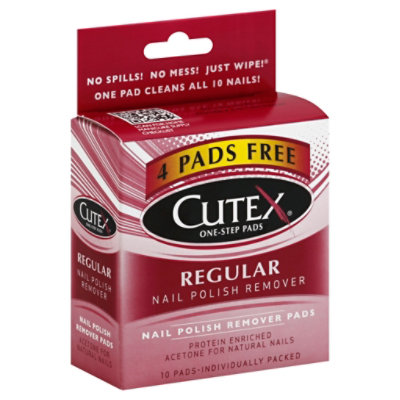 Cutex Regular Pads Acetone - 1 - Online Groceries | Safeway