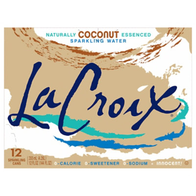 LaCroix Sparkling Water Core Coconut 12 Count - 12 Oz - albertsons